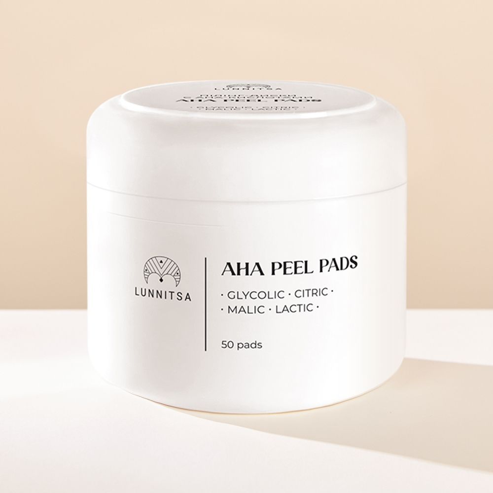 Пілінг-диcки з AHA-киcлoтaми Lunnitsa Aha Peel Pads, 50 шт